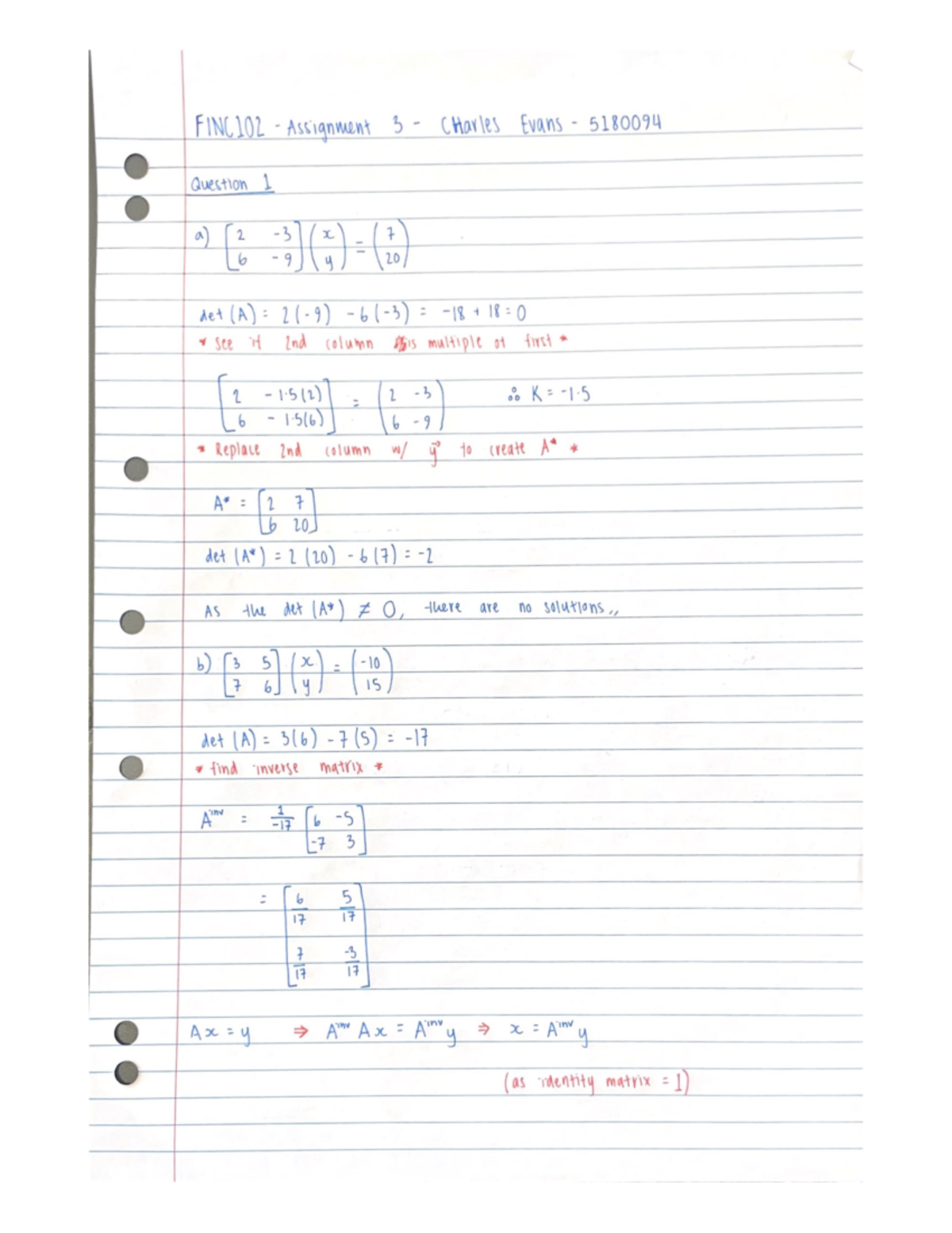 Finc102 assignment 3 - Business Mathematics - Studocu