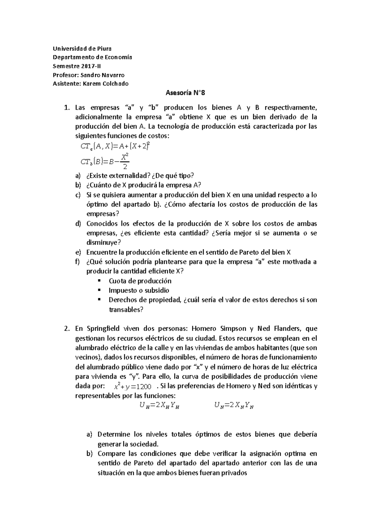 Asesoria 8 equi - Profesor Sandro Navarro - Universidad de Piura ...