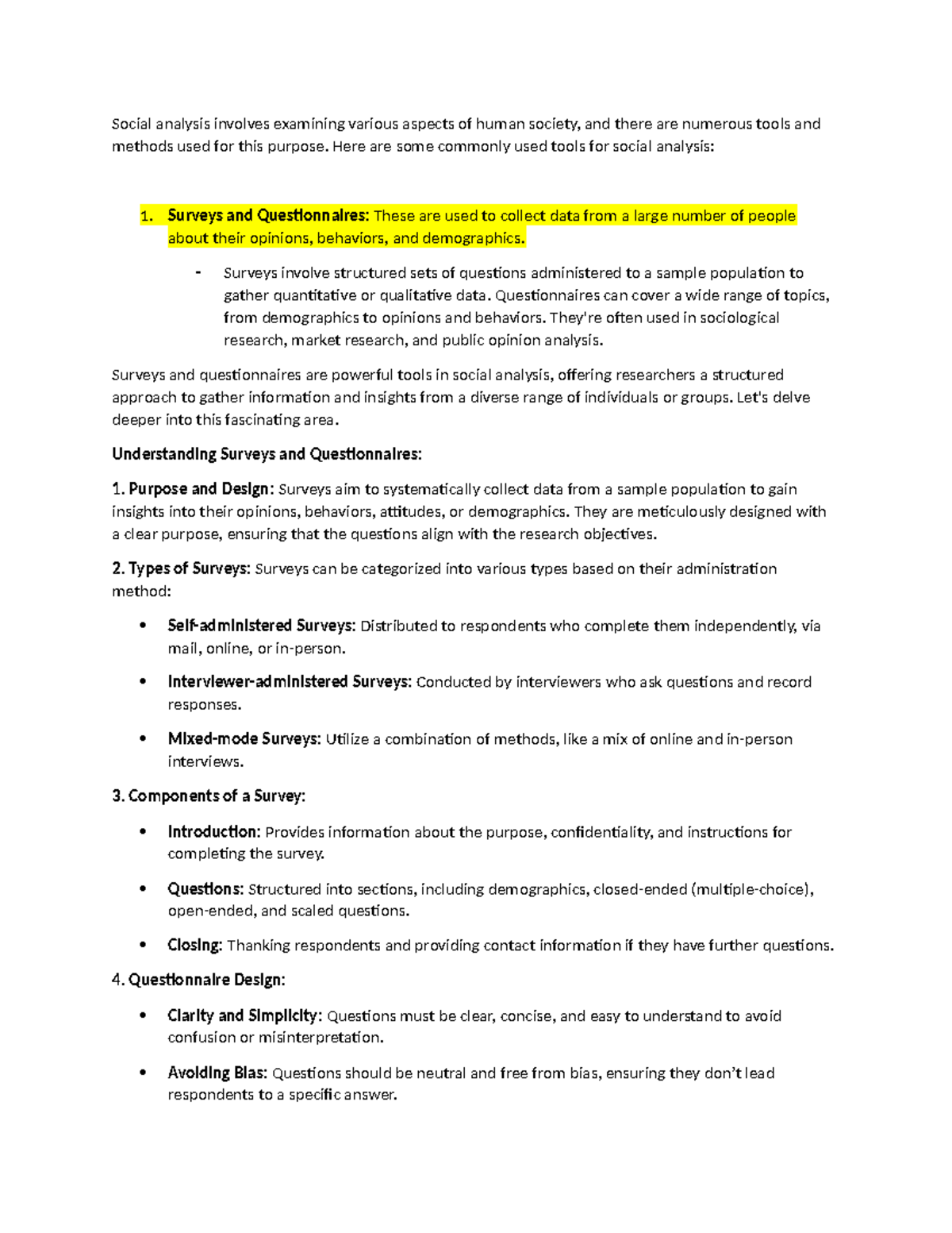 Complete Social Analysis - Lecture - Social analysis involves examining ...