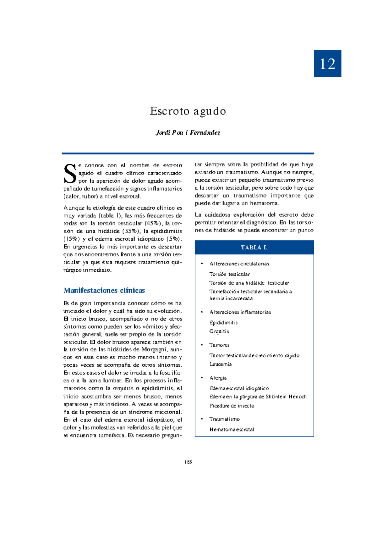 Escroto Agudo - FISIOTERAPIA - 189 S e conoce con el nombre de escroto ...