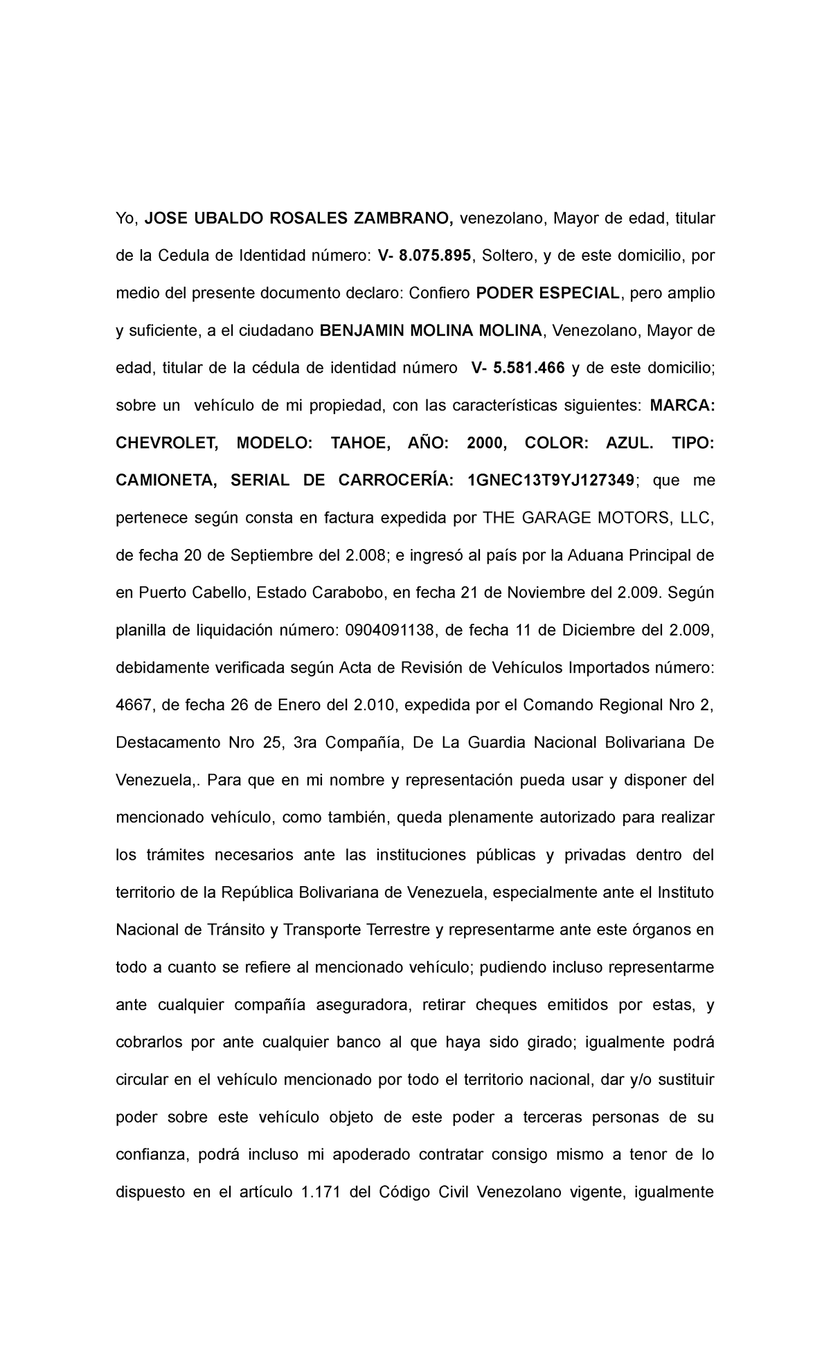 Jose ubaldo vhj fjf hjkfh kgjk gj - Yo, JOSE UBALDO ROSALES ZAMBRANO ...