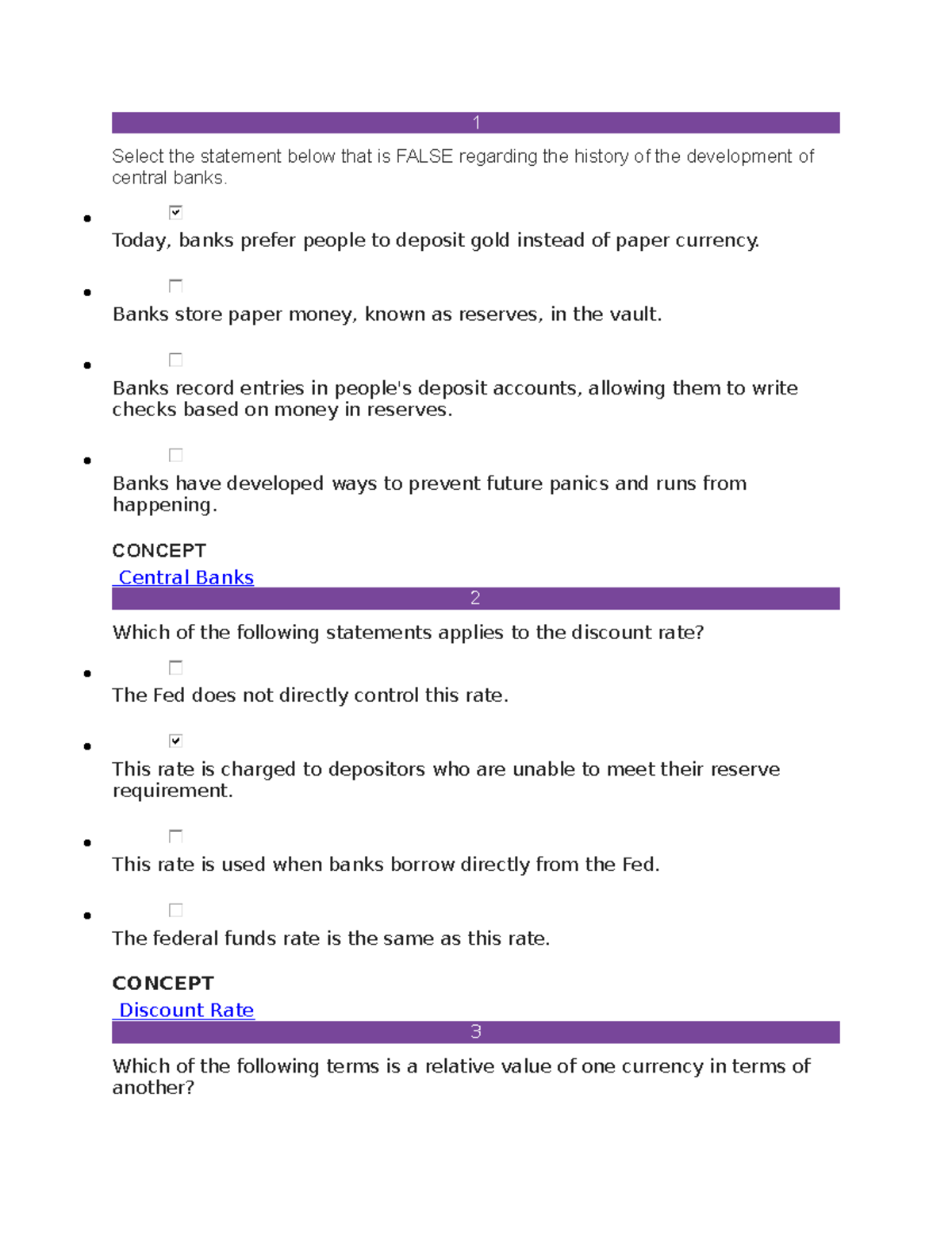 Marco - Final Milestone - 1 Select the statement below that is FALSE ...