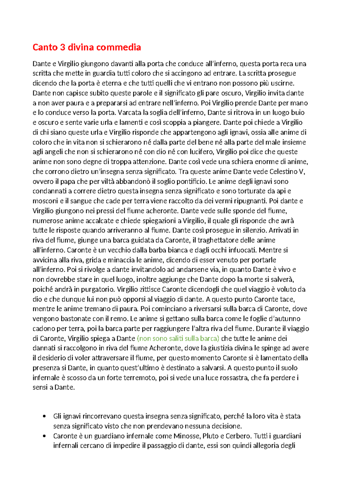 Canto 3 divina commedia - Canto 3 divina commedia Dante e Virgilio ...