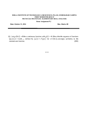 Era notes-12 - lecture notes - Elementary Real Analysis - Studocu