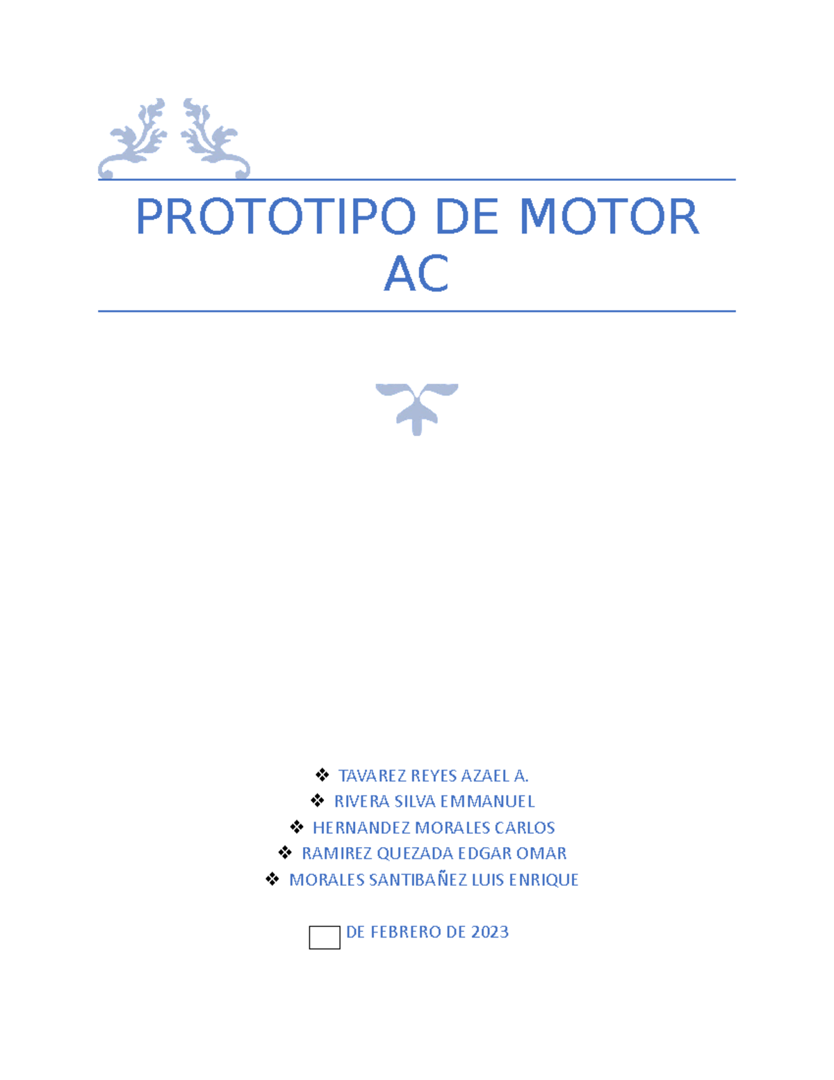 Prototipo de Motor AC - PROTOTIPO DE MOTOR AC TAVAREZ REYES AZAEL A ...