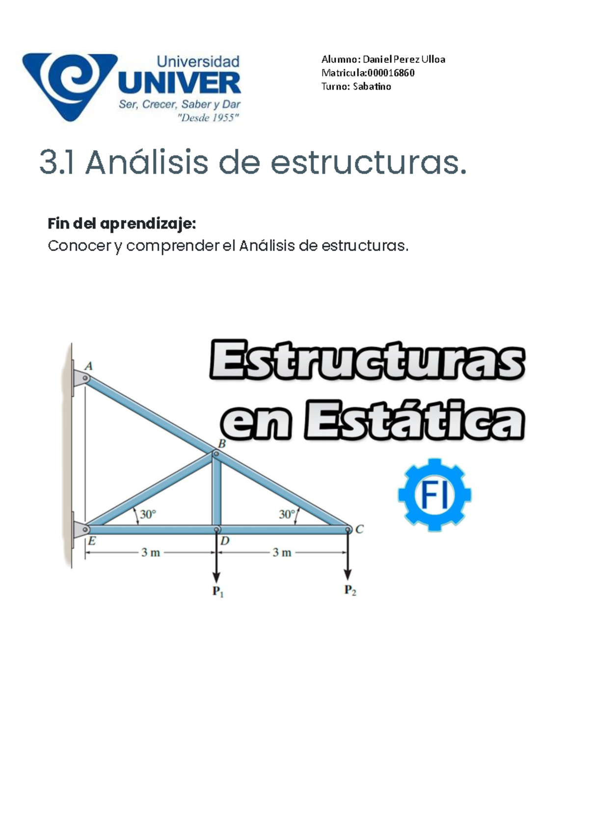 análisis de estructuras método de nodos y secciones - Índice 1 ...