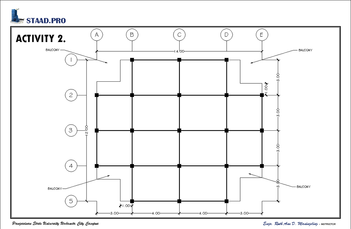 Staad Notes 15 - Structural Analysis and Design software - Bachelor of ...