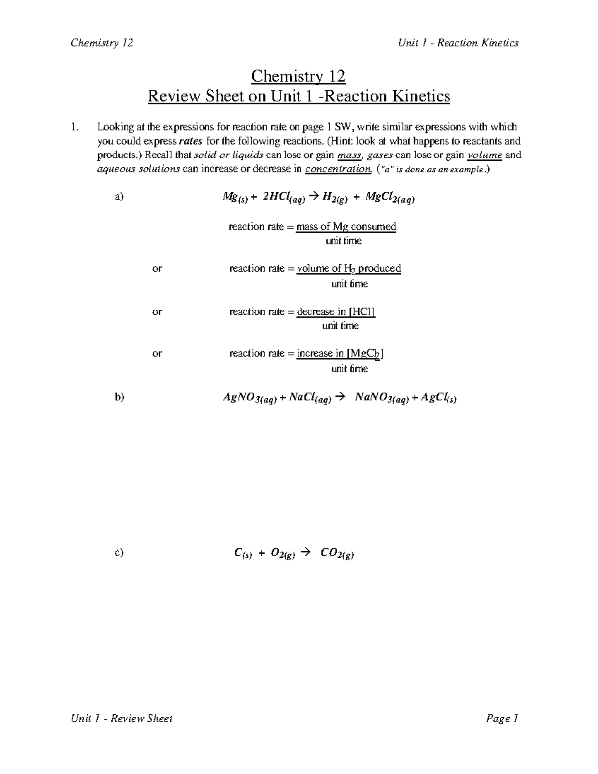 W - Colgur Chemistry - Ch12Unit1Review and KEY - Chemistry 12 Review ...