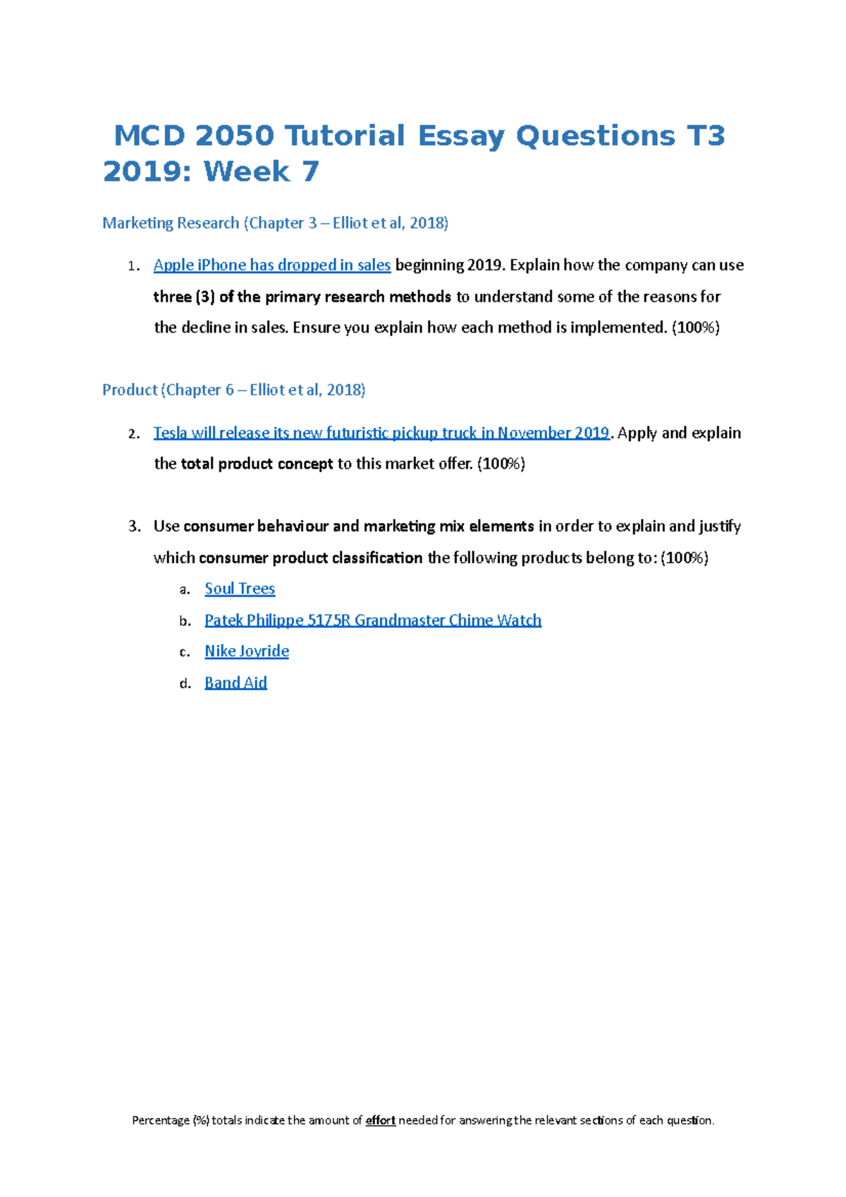 Tutorial Essay Questions Week 7 - MCD 2050 Tutorial Essay Questions T ...