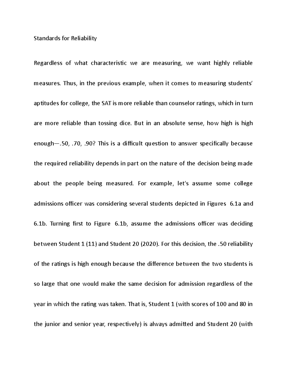 HRM 23- Standards for Reliability - Standards for Reliability ...