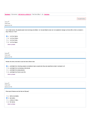 Graded Quiz Unit 3 Attempt review - Started on Saturday, 11 February ...