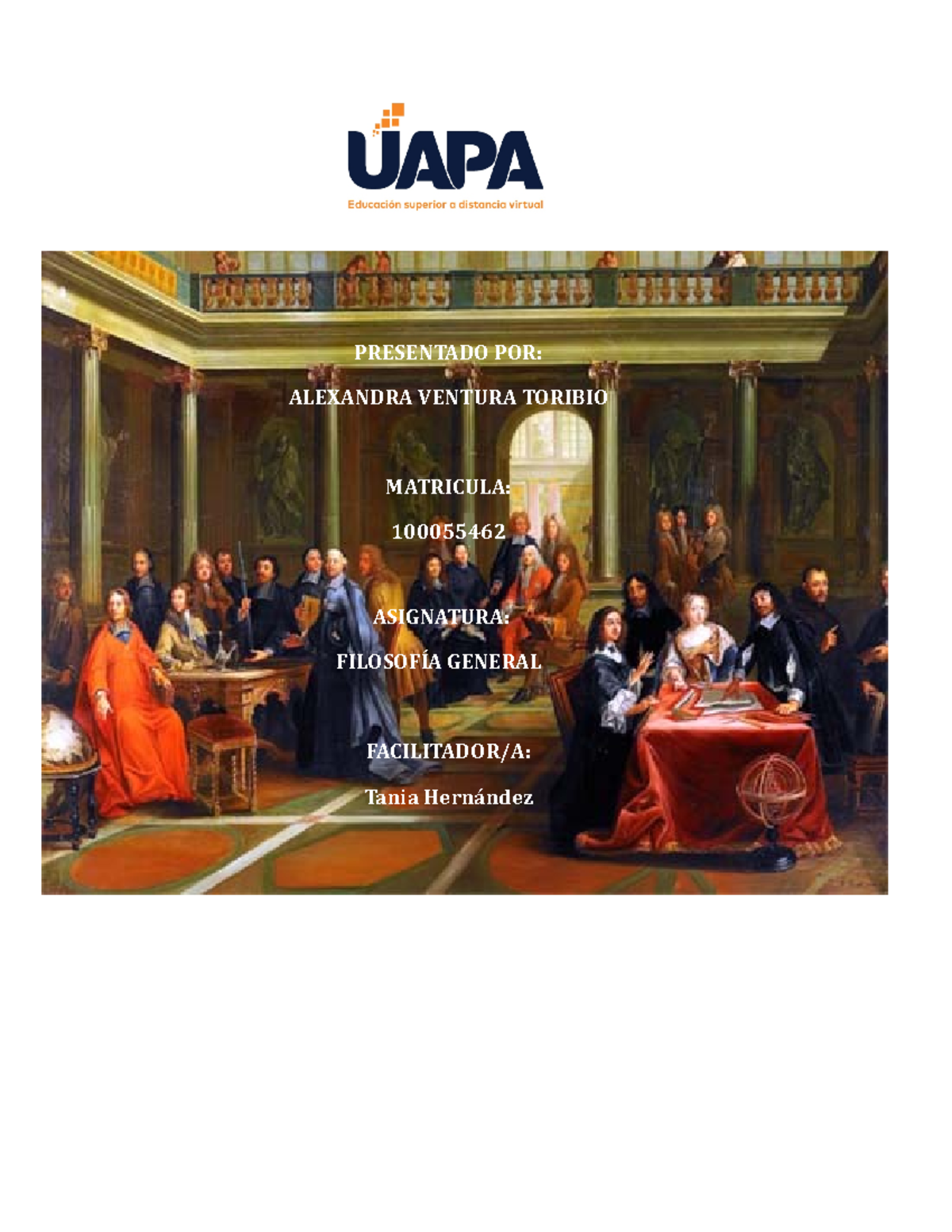 Semana 9 Filosifia - PRESENTADO POR: ALEXANDRA VENTURA TORIBIO ...
