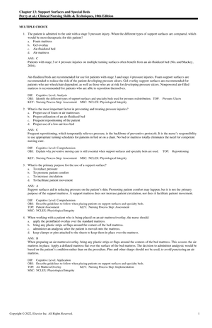 Exam View - Chapter 09 - Quiz - Chapter 09: Medical Asepsis Perry et al ...