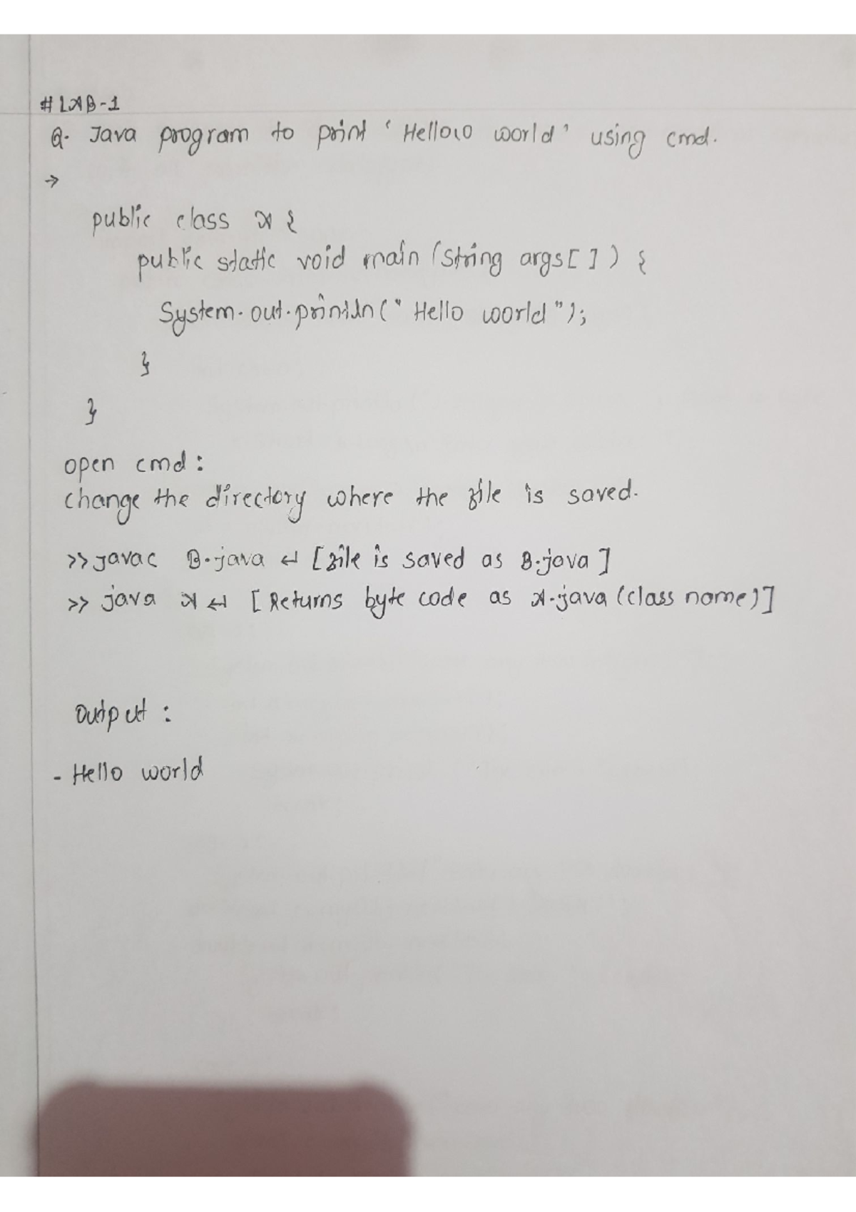 Java lab report I - Bachelors of Business Administration (BBA101) - Studocu