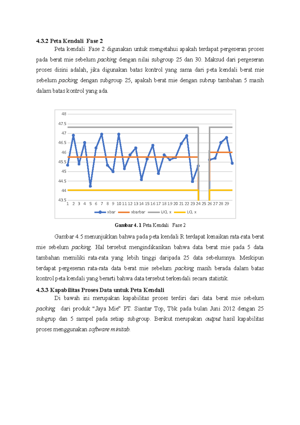 PKS Modul 1 Peta Kendali X-R fase 2 - 4.3 Peta Kendali Fase 2 Peta ...