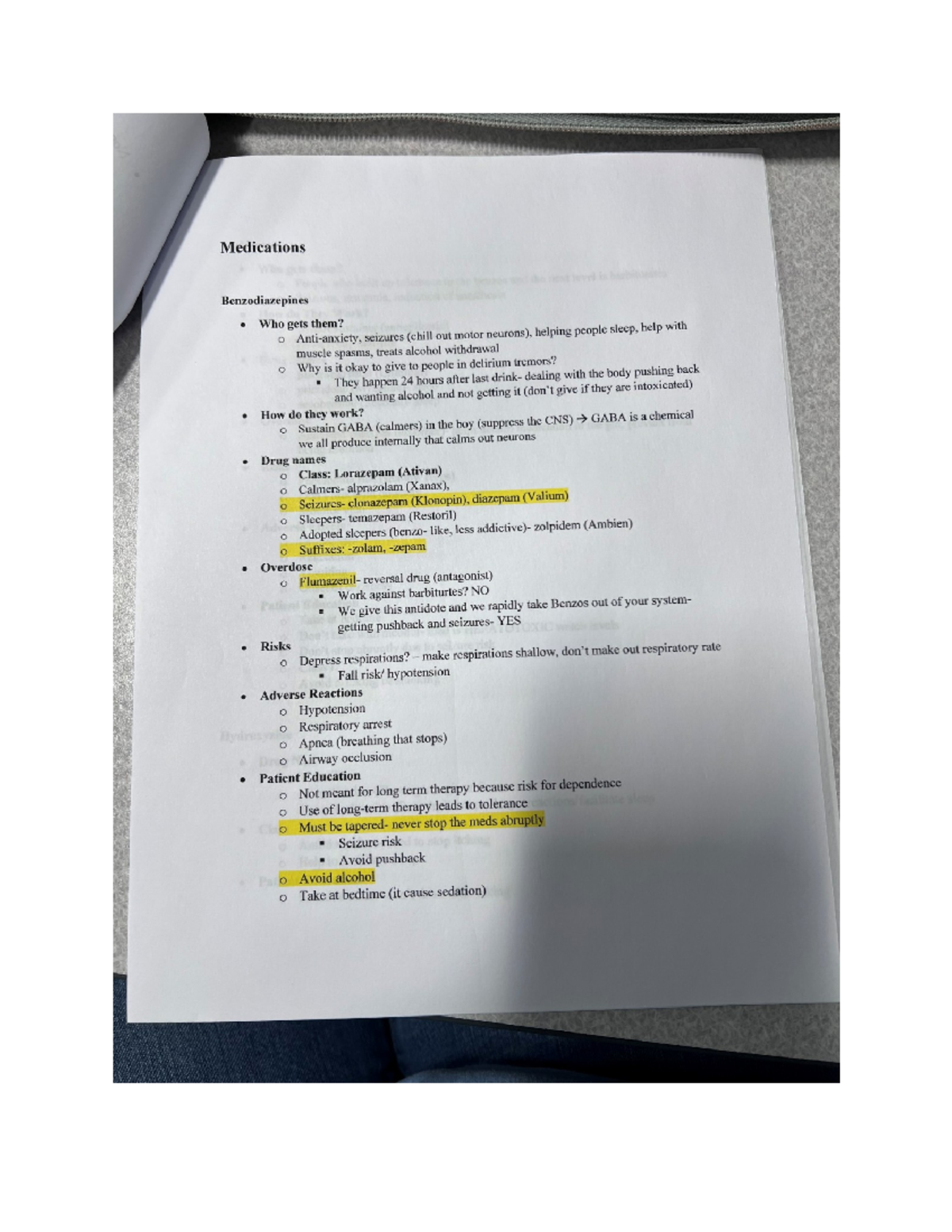 Pharm exam 1 page 5 - NUR2474 - Studocu