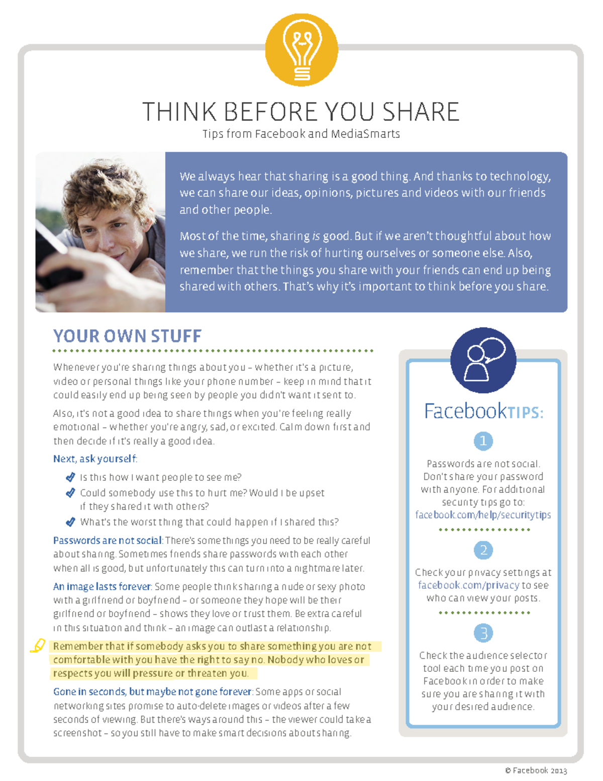 Think before you share anything on social media - Information Security ...