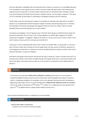 Calculus l Unit 4 Tutorials PDF1 - Rolle's Theorem by Sophia In this lesson, you will learn ...