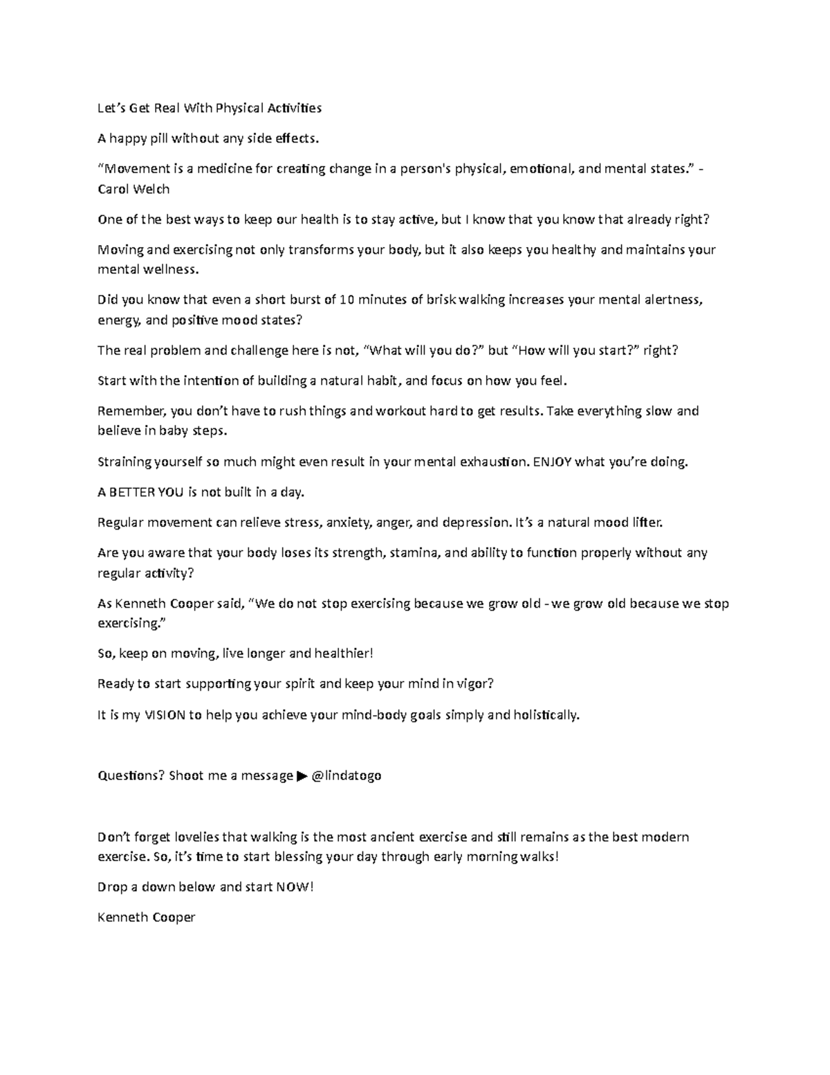 Let's Get Real With Physical Activities - Philippine Literature - Studocu