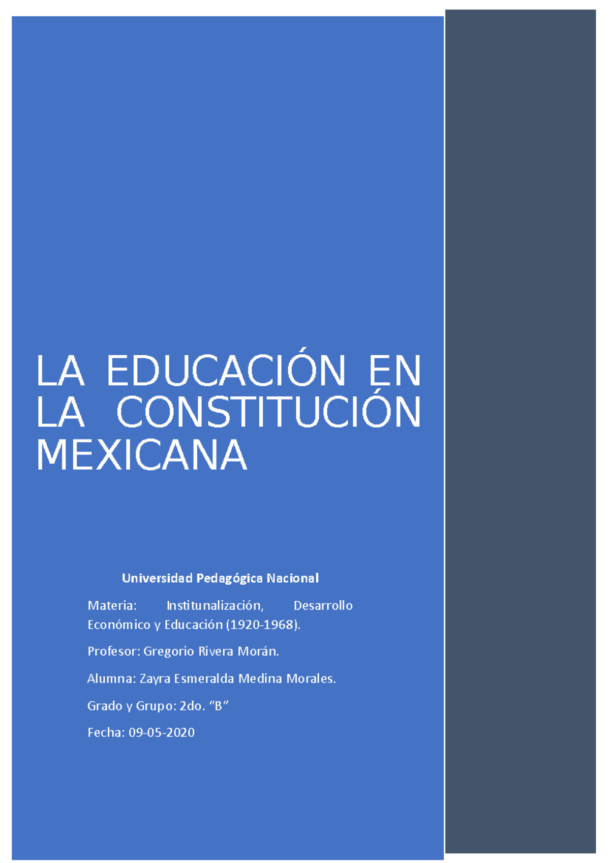 Articulo 3ro. En la constitución de 1917 - LA EDUCACIÓN EN LA ...