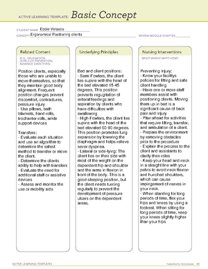 Basic Concept B - ATI Learning Stacks, templates used for drug ...