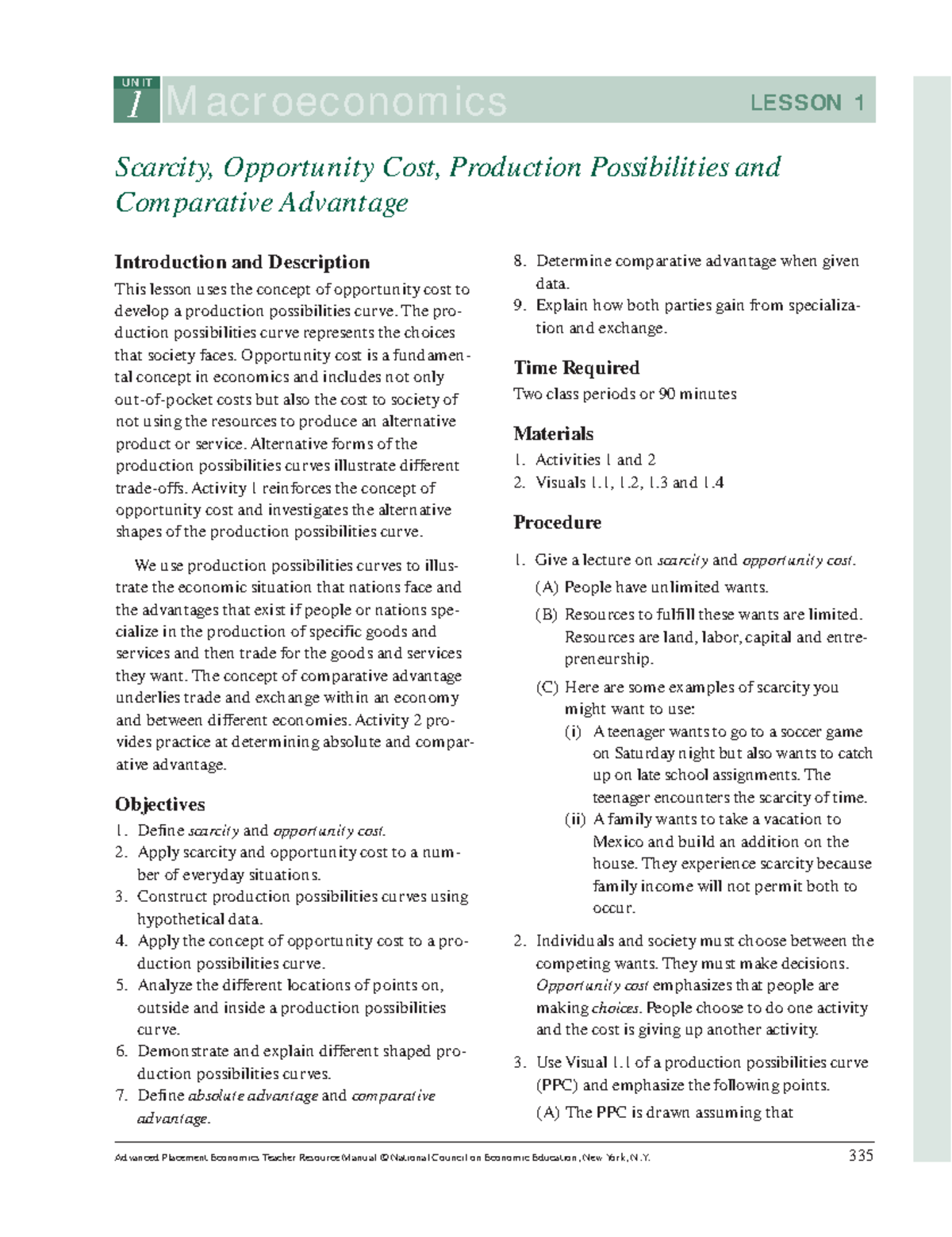 Answers unit1lesson 1 - Introduction and Description This lesson uses ...