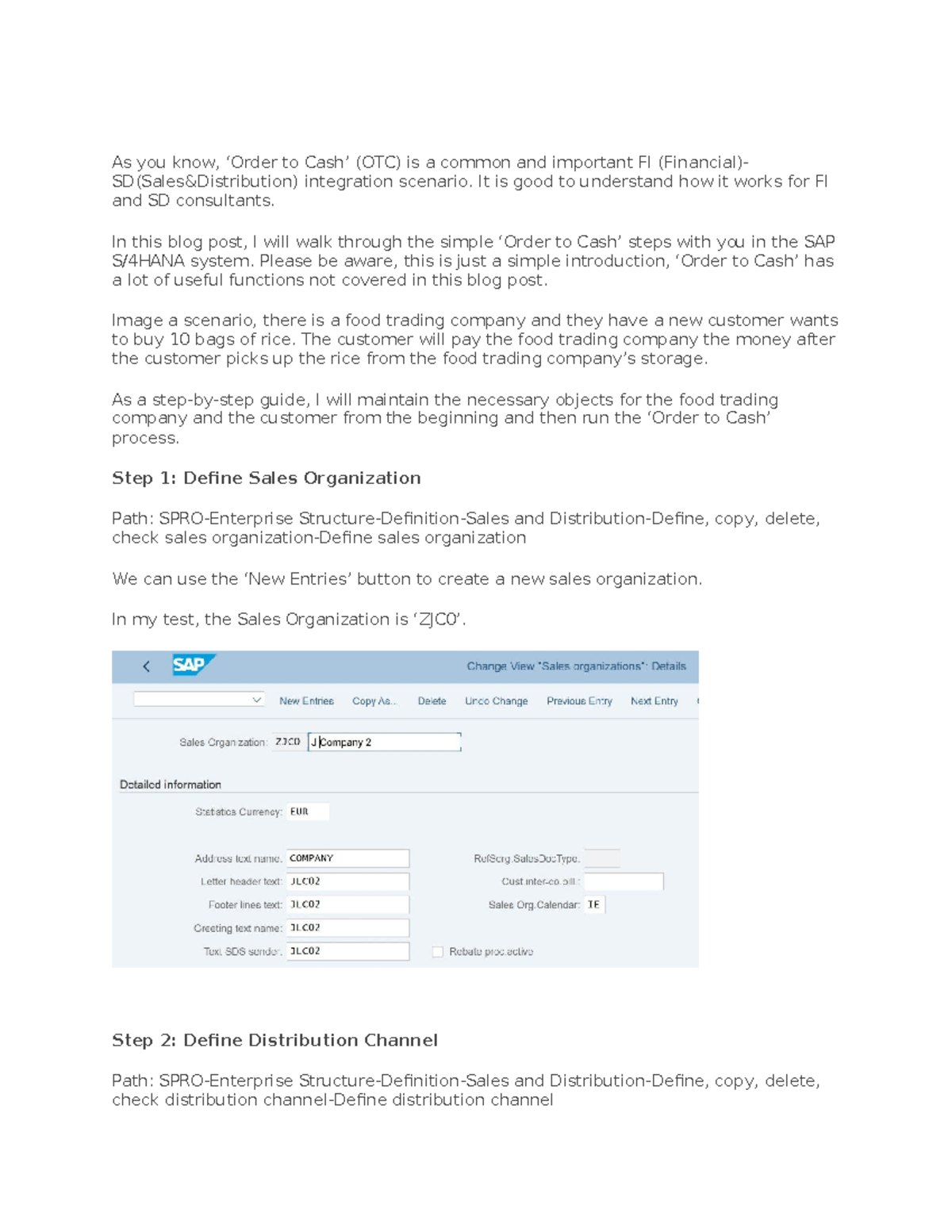 SAP OTC or Order To Cash process - As you know, ‘Order to Cash’ (OTC ...