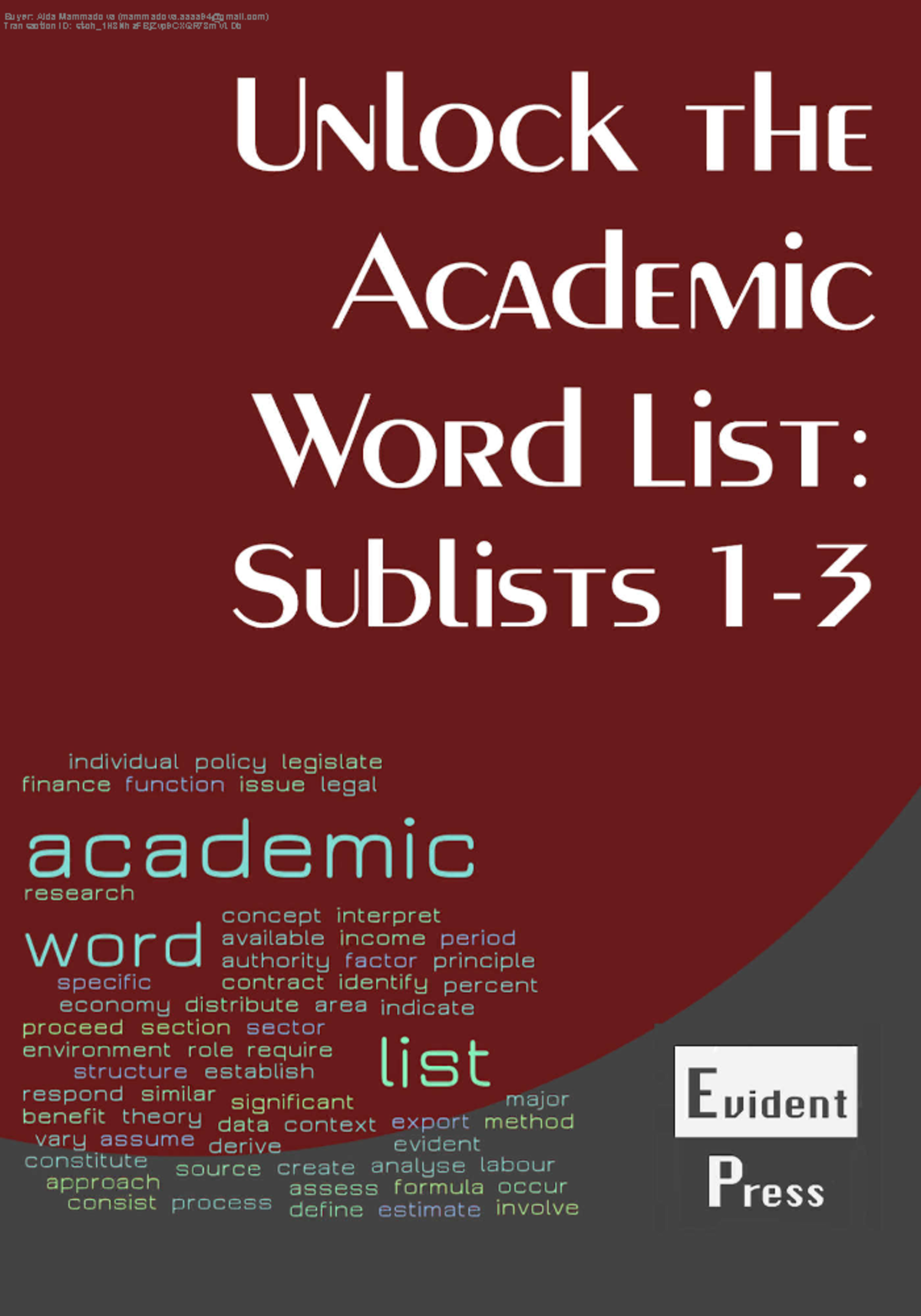 Sublist 1 - swwdlkaefjewn - Unlock the Academic Word List: Sublists 1 ...
