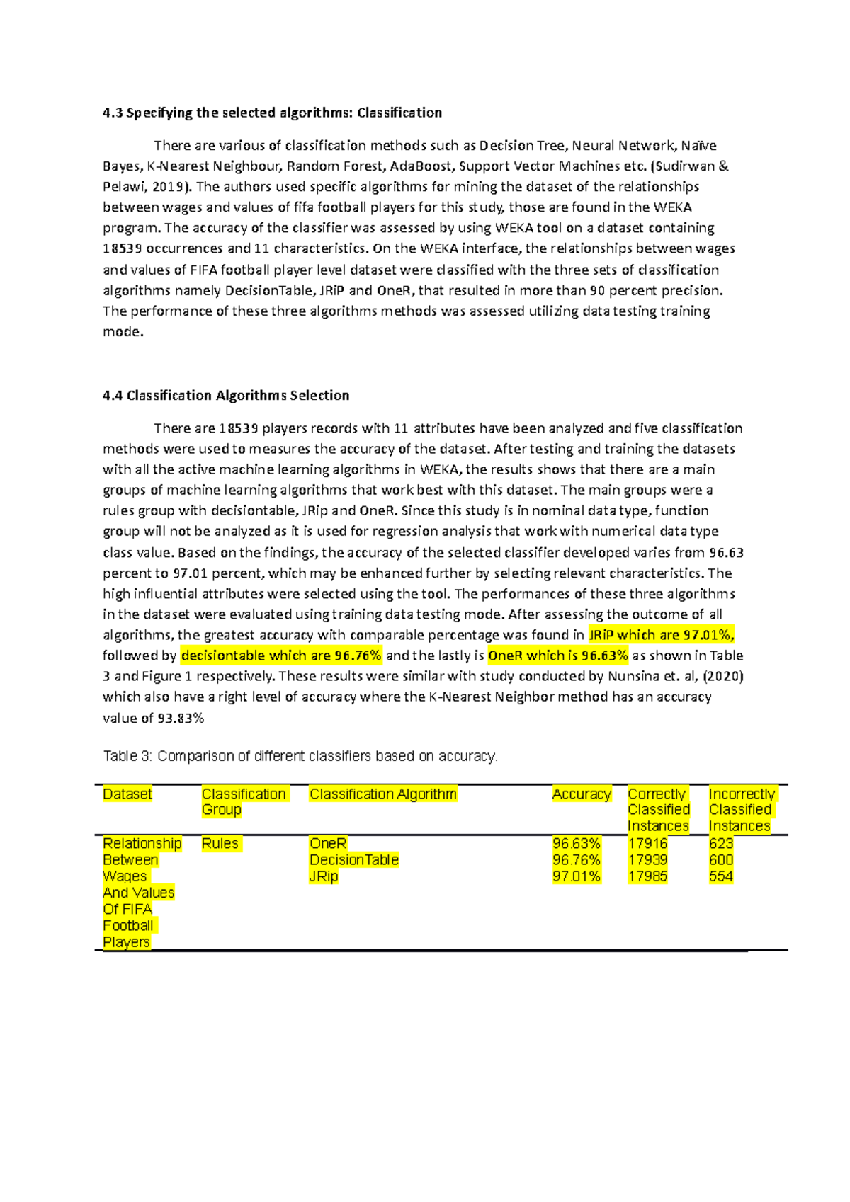 Specifying Selected AND Justification Algorithm - 4 Specifying the selected algorithms: - Studocu