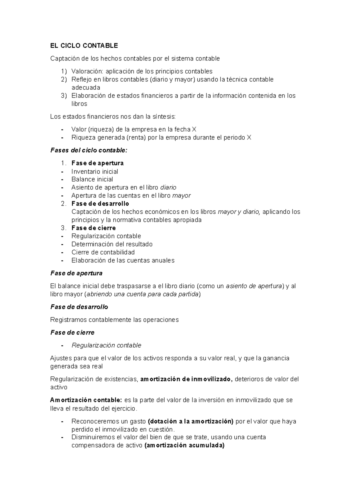 TEMA 4 - Resumen tema 4 contabilidad - EL CICLO CONTABLE Captación de ...