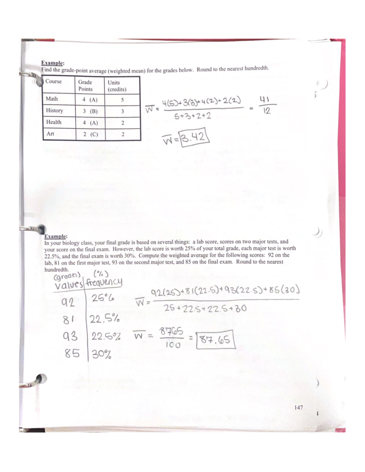 MATH 139 notes for exam 3 (dragged) - MATH 139 - Studocu