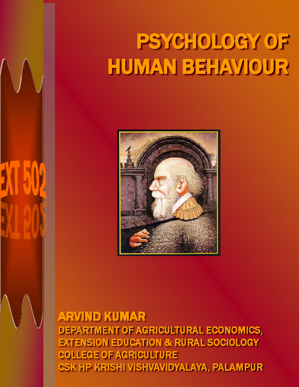 Psychology OF Human Behaviour - PSYCHOLOGY OF HUMAN BEHAVIOUR ARVIND ...