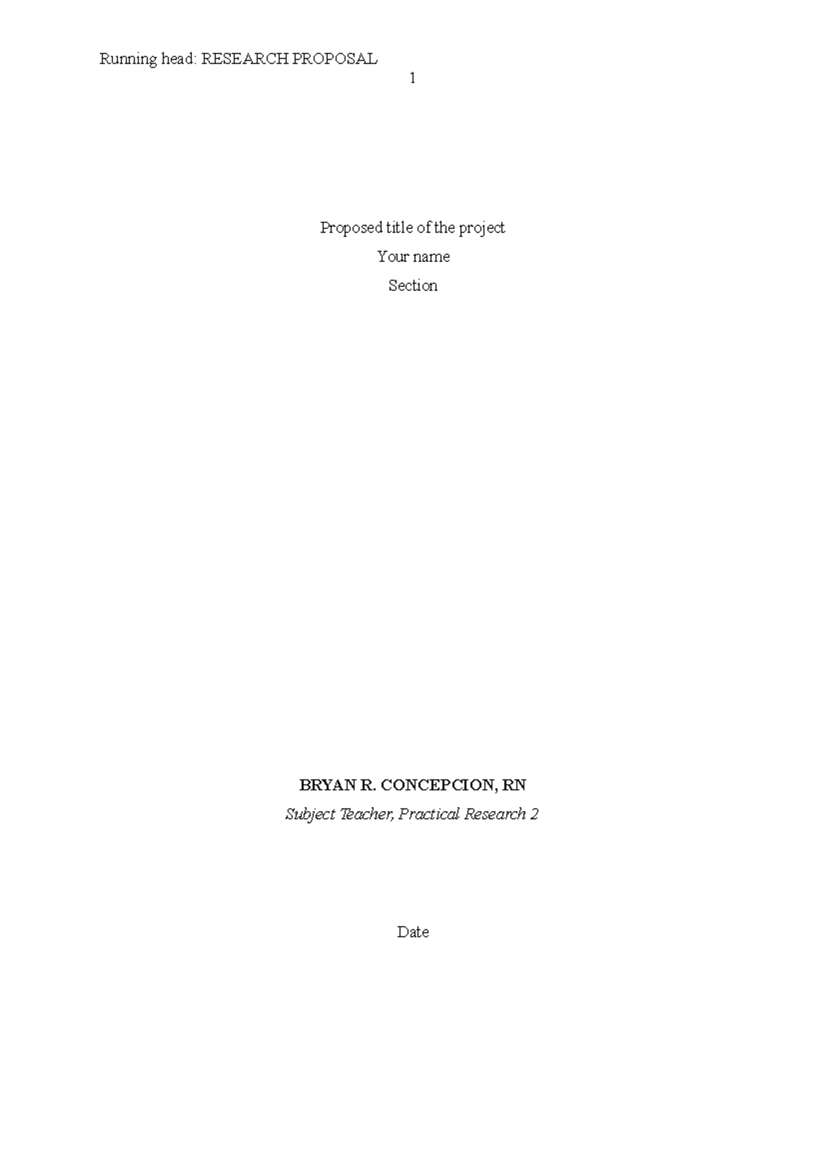 Research proposal template APA - Accounting Research Methods - ANTEO ...