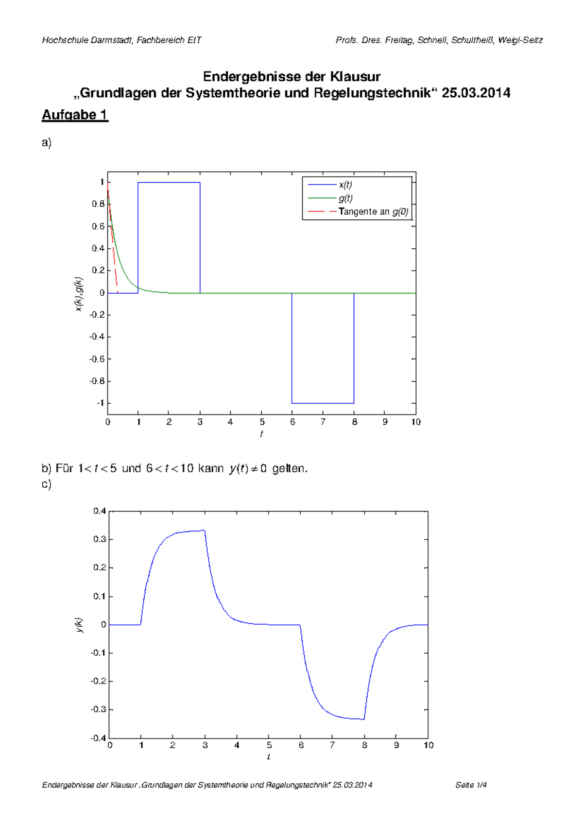 Klausur 25 März Wintersemester 2013/2014, Fragen und Antworten - Hochschule Darmstadt ...