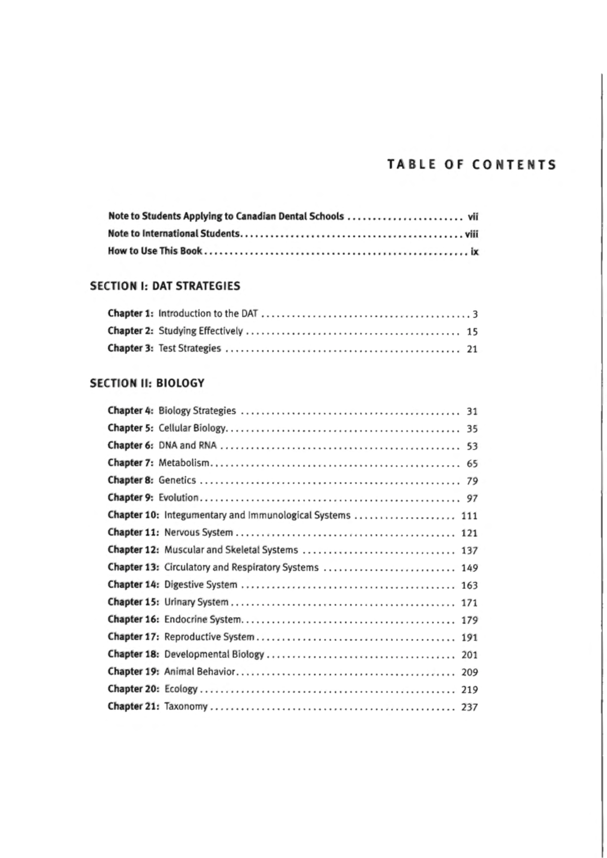 DAT Book - Summary Biology - bio 1111 - Studocu