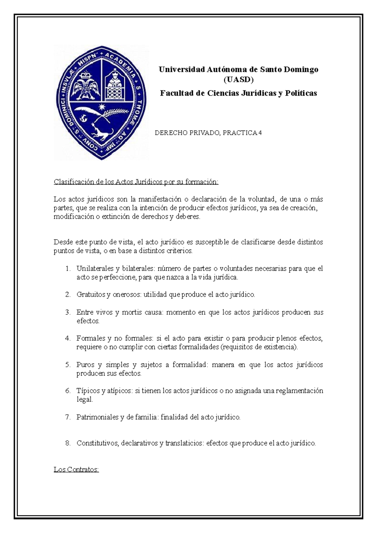 Unidad 4 de derecho privado - Universidad Autónoma de Santo Domingo ...