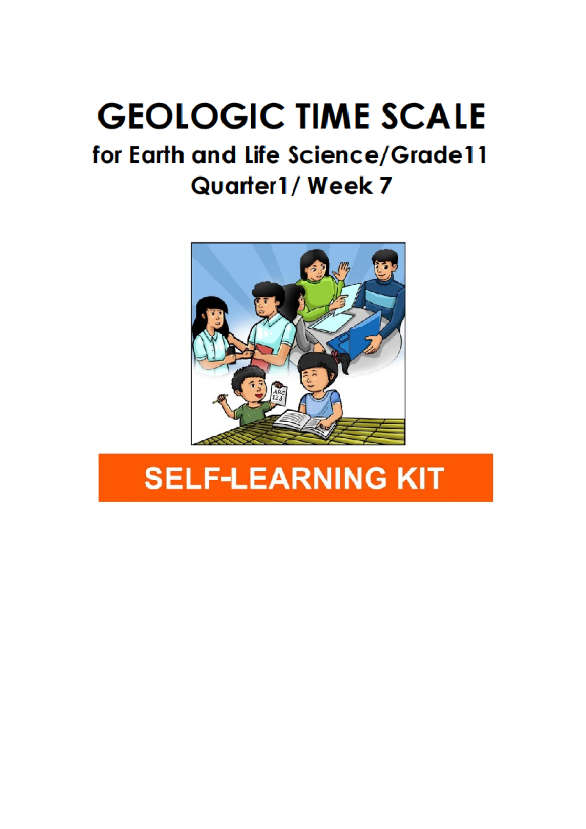 Module g11 E&LS - earth and life science - FOREWORD This Self-Learning ...