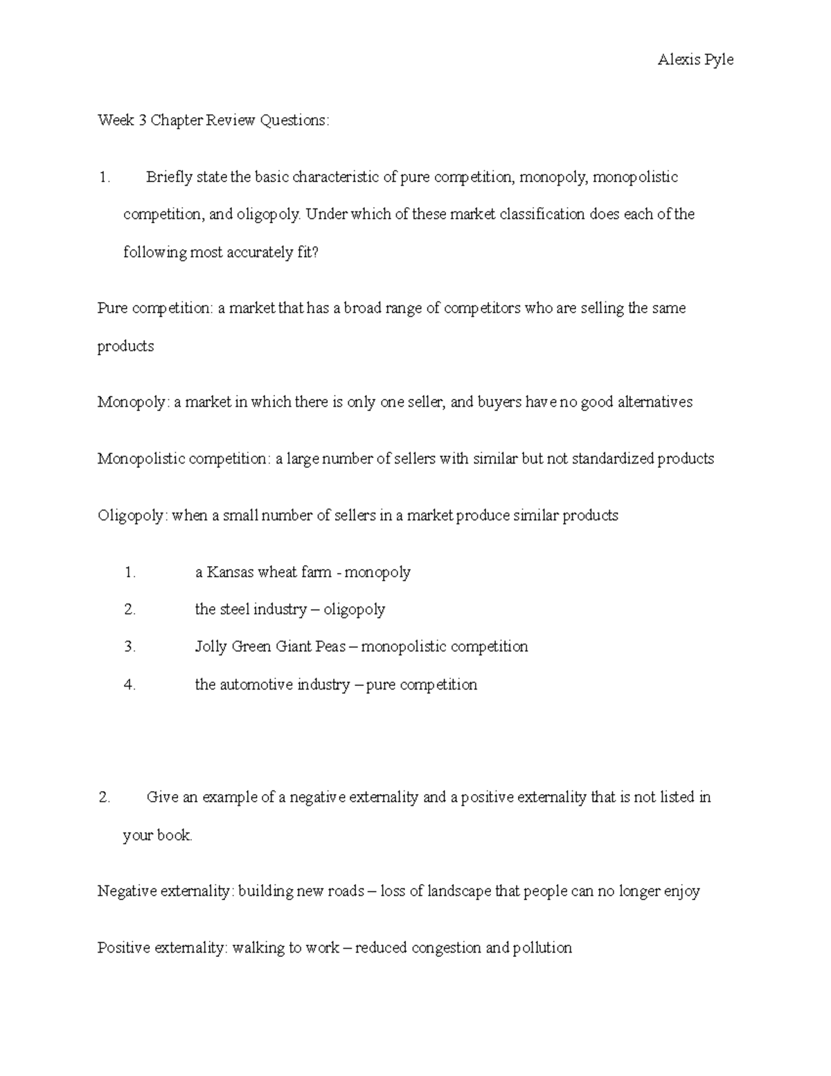 Week 3 Chapter Review Questions - Alexis Pyle Week 3 Chapter Review ...