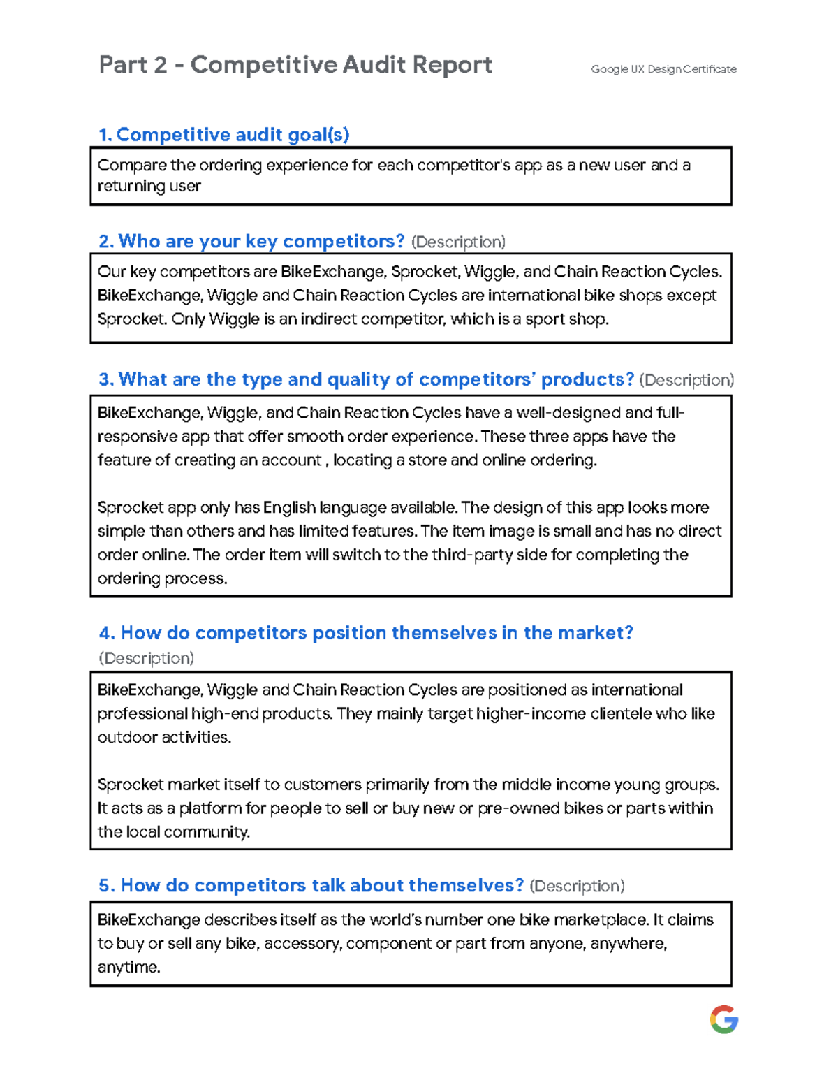 6150ba187a9f1a6c477944 b4 Competitive Audit Report - e Z-bike - 1 ...