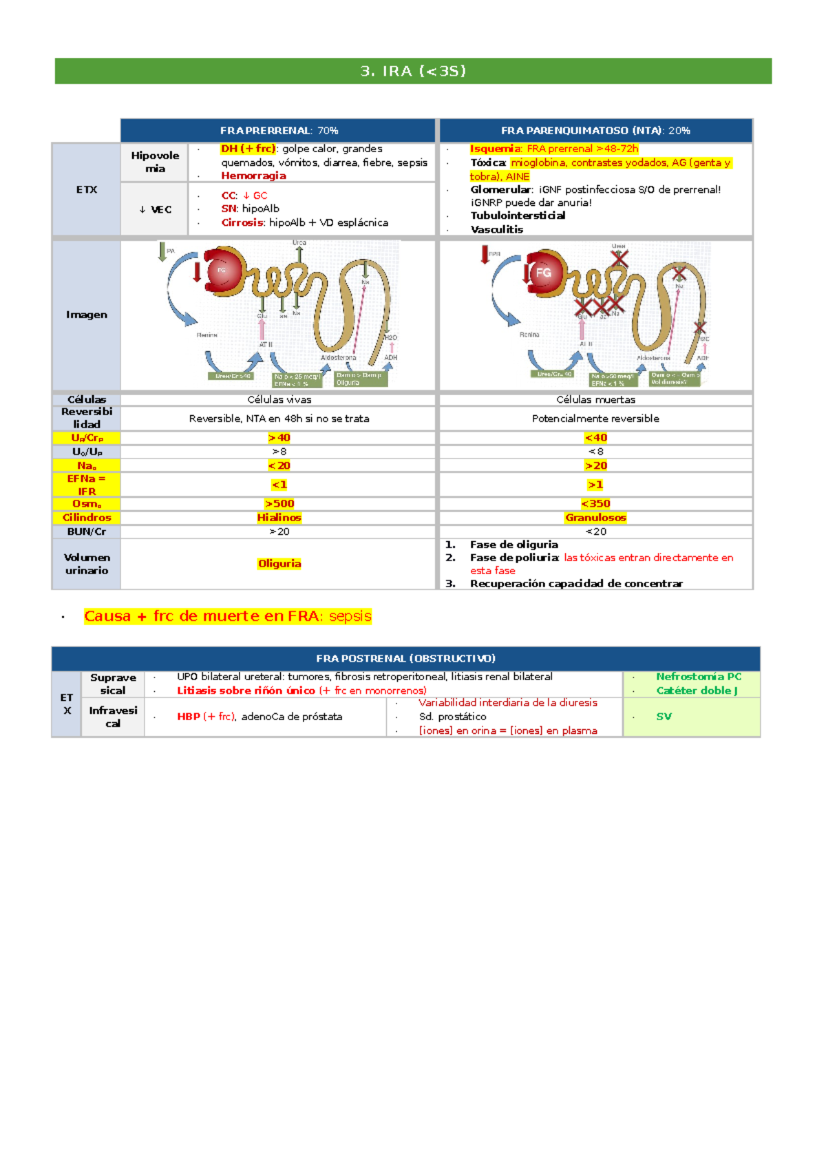diagnóstico diferencial entre IRA /IRC - 3. IRA