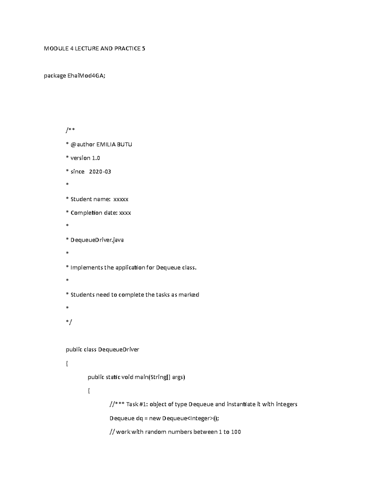 Module 4 Lecture And Practice 5 Module 4 Lecture And Practice 5 4640