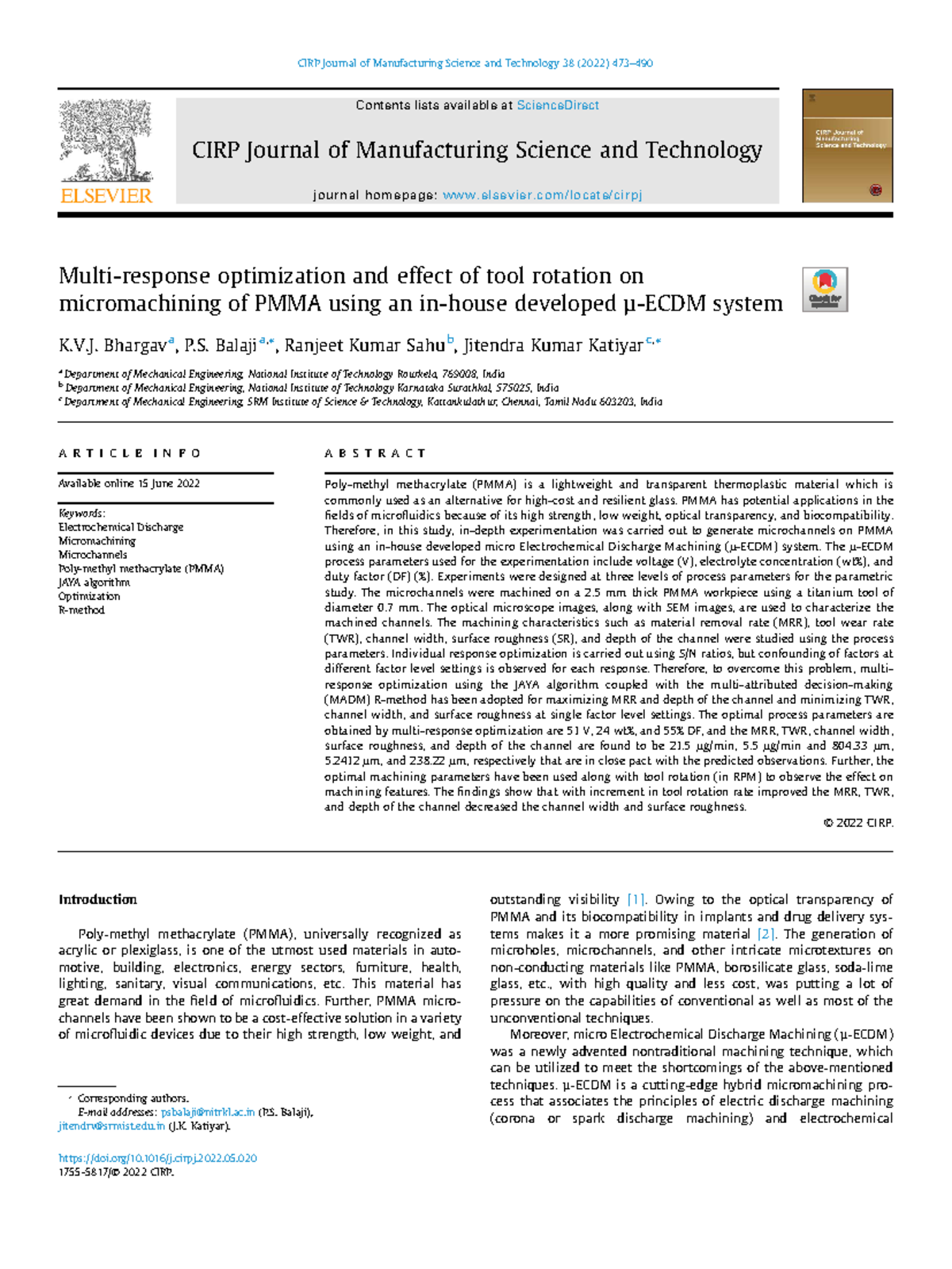 Bhargav 2023 - sgbdfbdsfbvs - Contents lists available at ScienceDirect ...