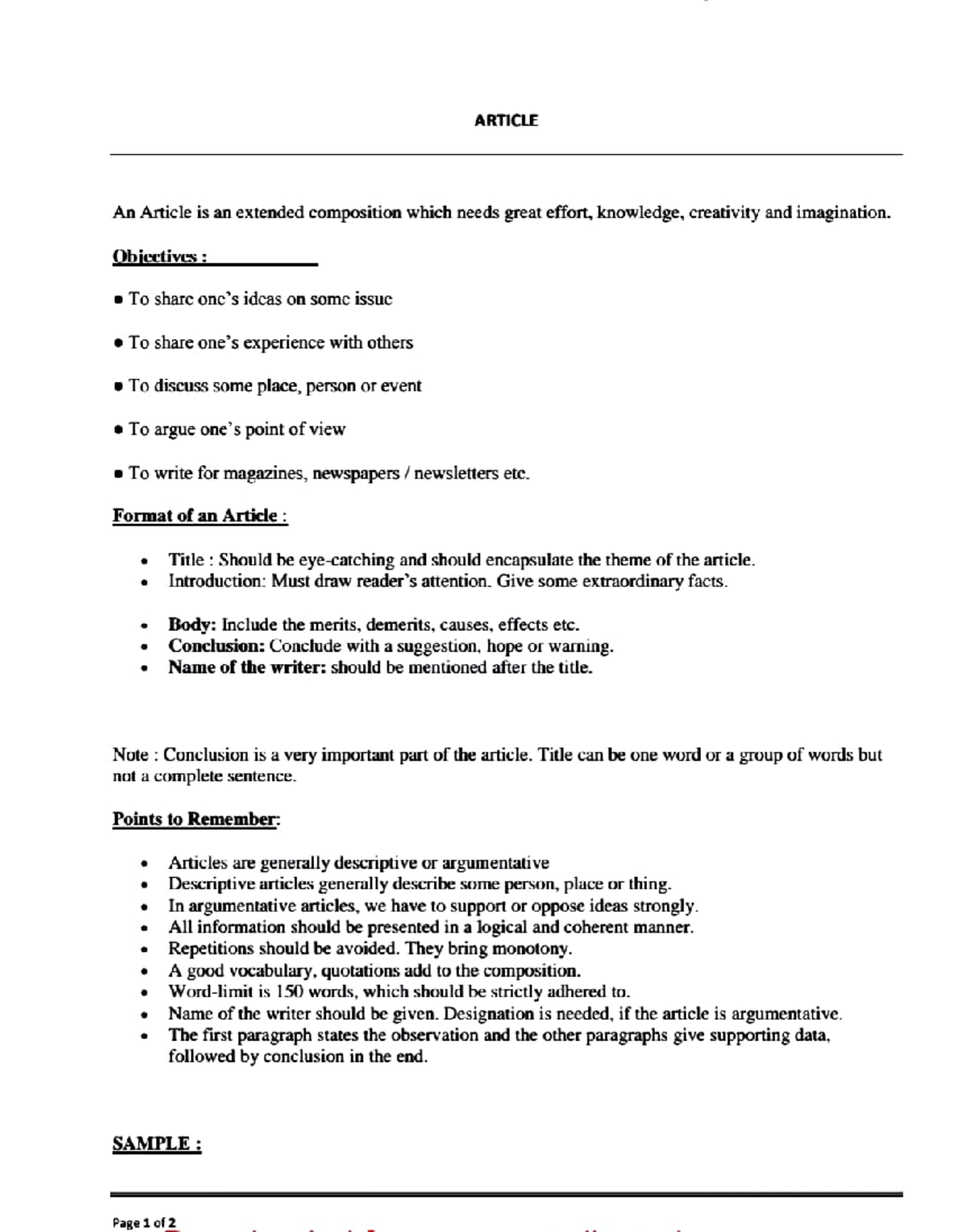 Adobe Scan 15 Jan 2023 - CBSE ASSIGMENTS - ARTICLE An Article is an ...