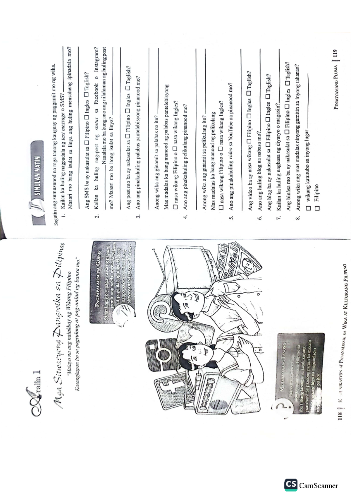 Pluma-Aralin-1 - this is just a study guide - ralin 1 SIMULAN NATIN Mga Sitwaryong Dangwika sa ...