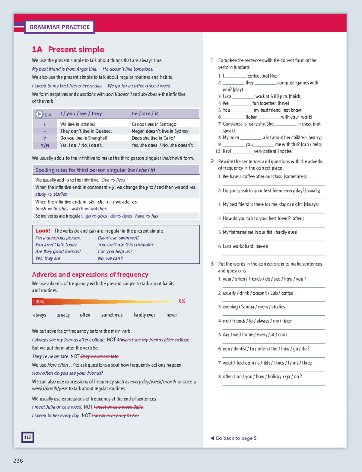 TB - Personal BEST B1 - Grammar Practice - 236 EXTRA PRACTICE Workbook ...