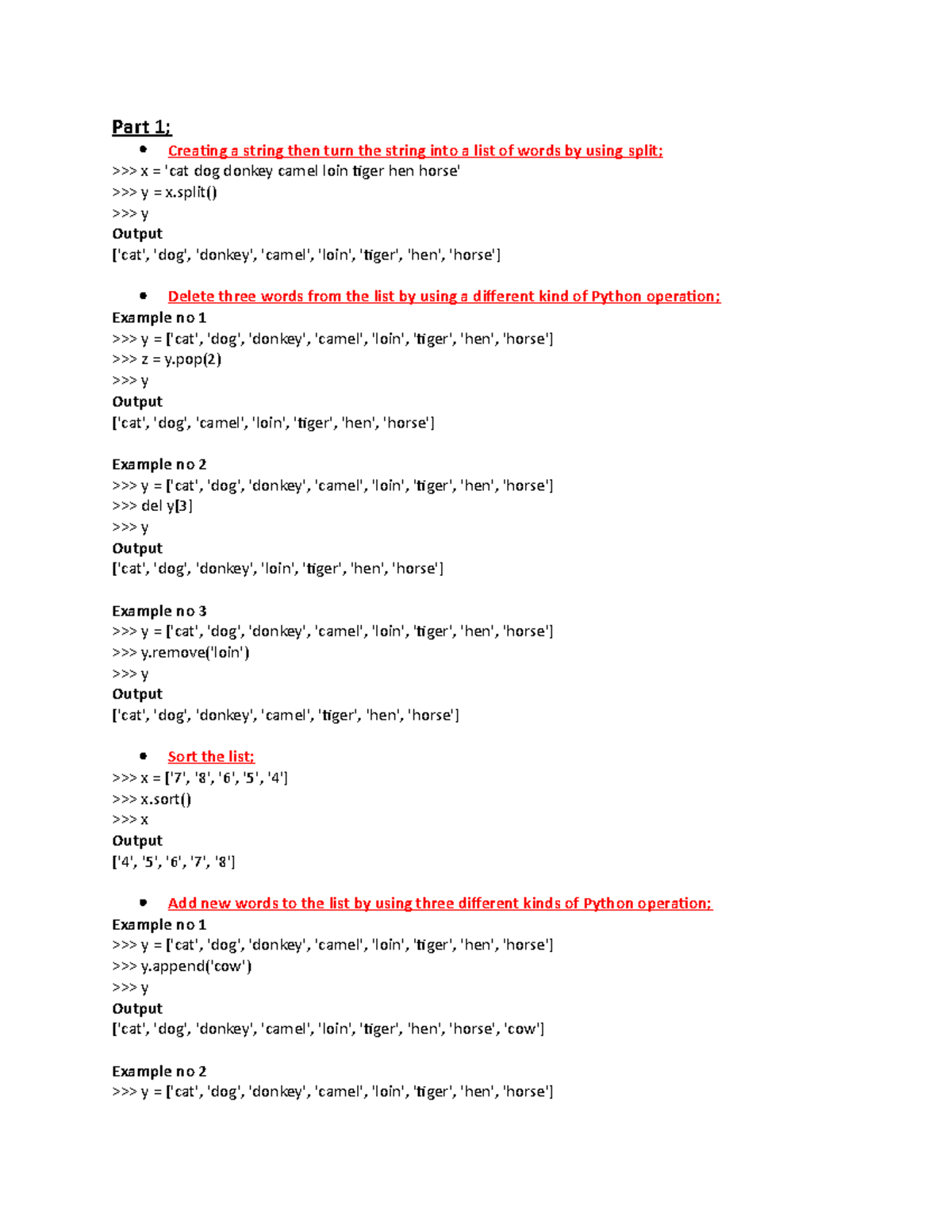 Learning Journal unit 6 Learning Journal unit 6 - Part 1; Creating a string then turn the string ...