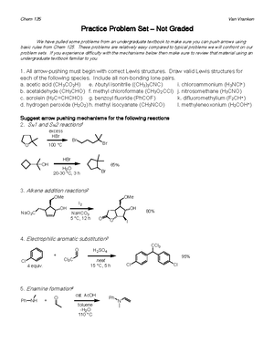 Problem Set 4 - Prof. Van Vranken - Chem 125 Van Vranken Problem Set 4 - Key Due Week 5 at the ...