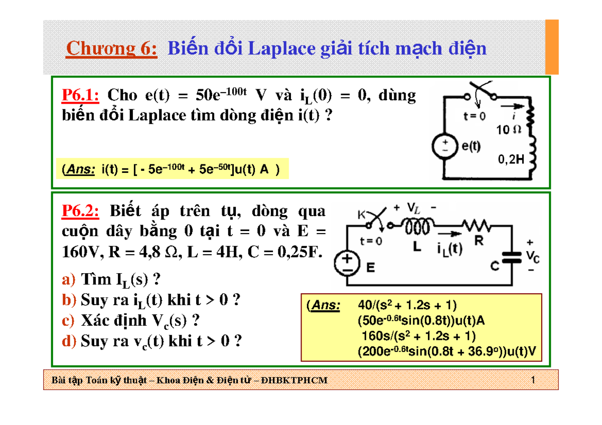 Toan-ky-thuat baitap toankt chuong 6 - [cuuduongthancong - ậ p Toán k ỹ thu ậ t – Khoa Đi ệ n ...