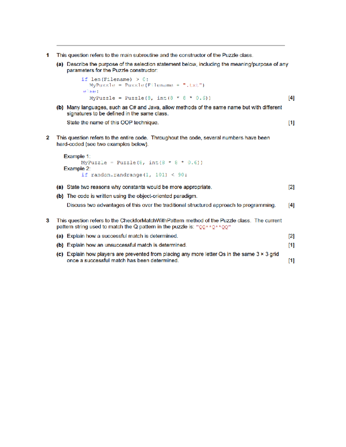 Mock Paper 1 - Studocu