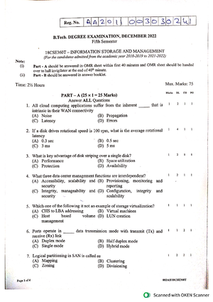 Unit 3 ISM - class pdf - 201 KEY CONCEPTS ####### Business Continuity ####### Information - Studocu